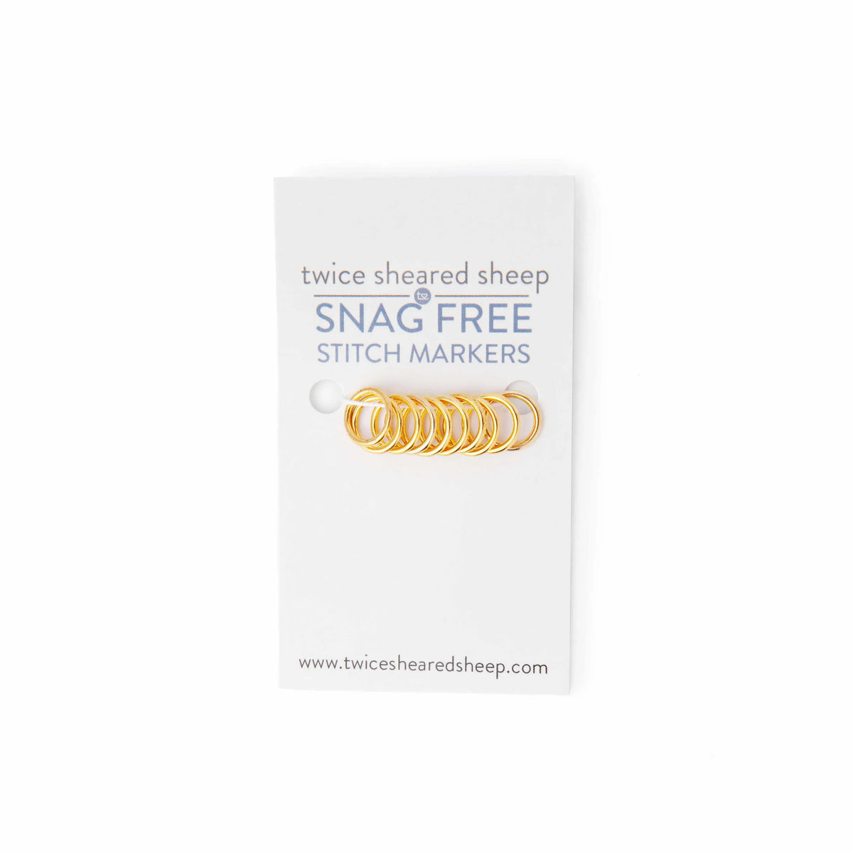 Simple Gold Ring Stitch Markers – Noma Knits