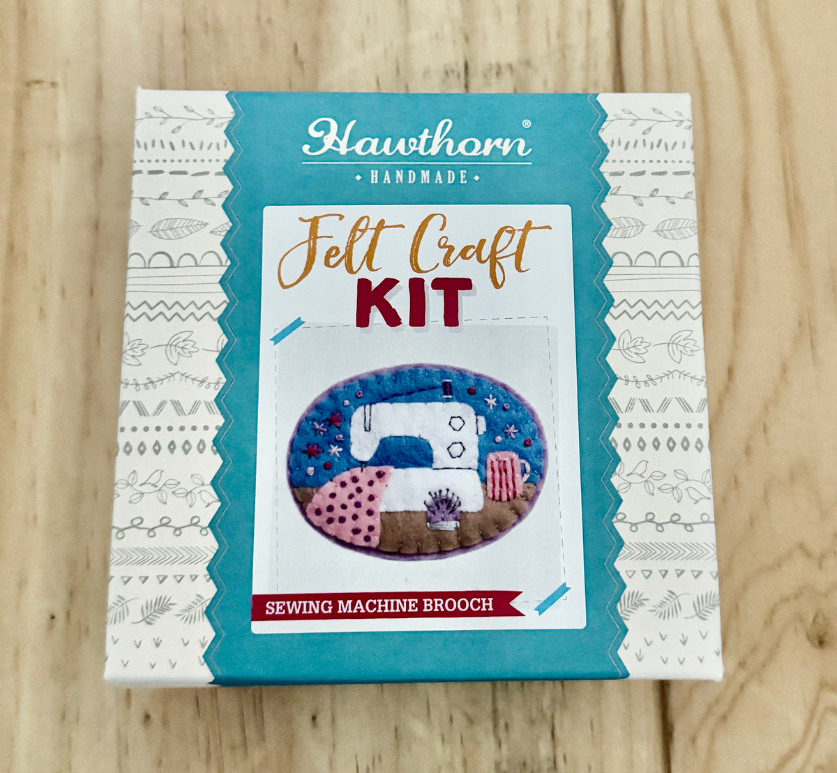 Sewing Machine Brooch Felt Craft Kit – Noma Knits